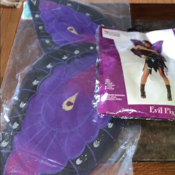 California Costumes | Other | Evil Pixie Halloween Costume With Wings ...